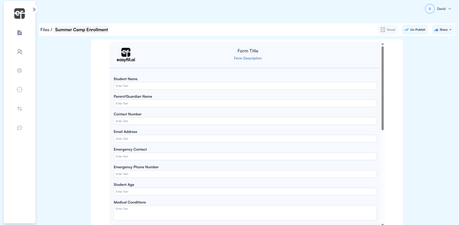AI Fillable Forms: Transform Your Data Collection